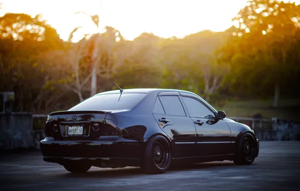 Wallpaper black, tuning, Lexus, black, Lexus, is200 for mobile and ...