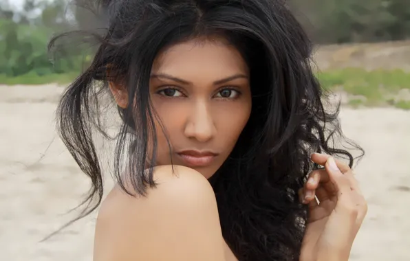 Wallpaper girl, hot, sexy, eyes, smile, beautiful, figure, model images for desktop, section ...