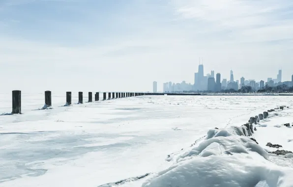 Chicago Winter Wallpaper