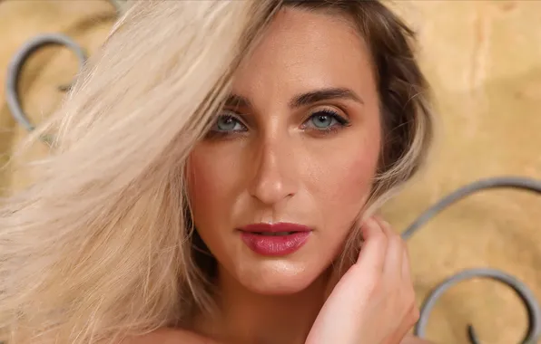 Wallpaper look, portrait, blonde, Cara Mell for mobile and desktop ...