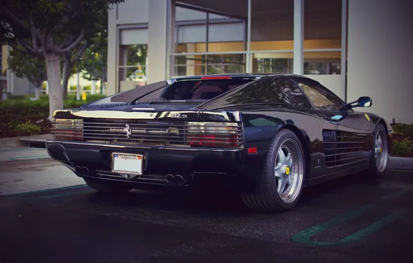 Wallpaper Ferrari, Ferrari, Black, 512, Testarossa, Testarossa for ...