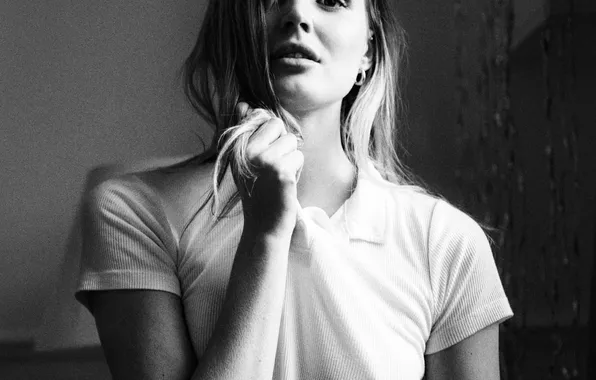 Wallpaper girl, model, black and white, Evgeny Balezin for mobile and ...