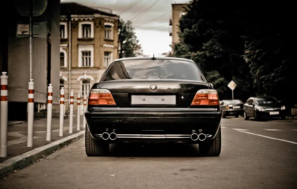 Wallpaper lights, bmw, bumper, Boomer, seven, e38, bumer for mobile and ...