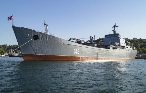 Download wallpaper ship, large, landing, Orsk, project 1171, section ...