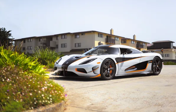 Download wallpaper Koenigsegg, White, Agera, section supercar in ...