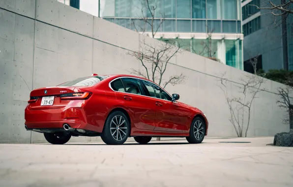 Wallpaper BMW, red, 3 Series, BMW 320i images for desktop, section bmw ...