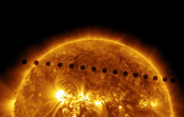 Wallpaper The sun, Venus, Sun, Venus images for desktop, section космос ...