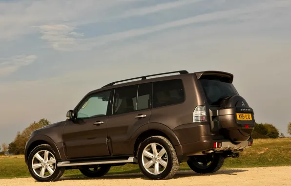 Download wallpaper Mitsubishi, 2012, side view, Pajero, SUV, Shogun ...