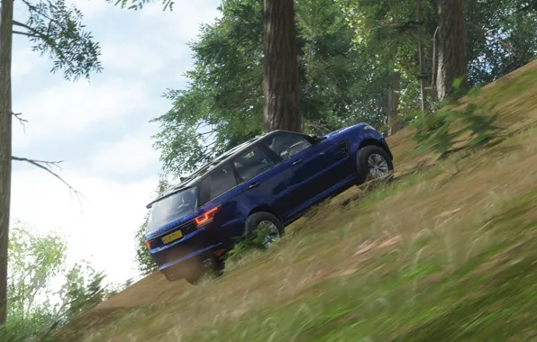 Wallpaper HDR, Land Rover, Range Rover, Wood, Tree, Game, Offroad, UHD ...