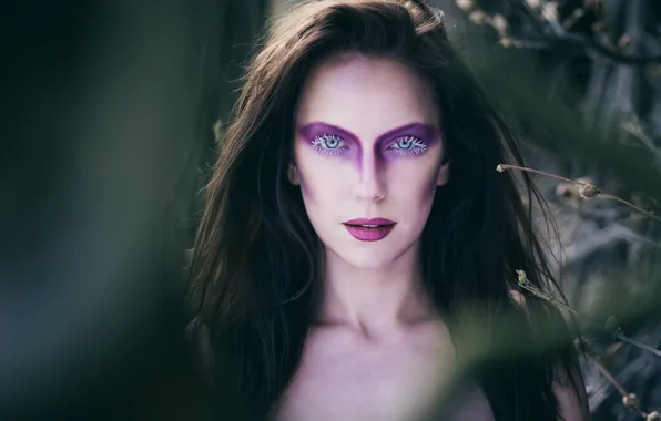 Wallpaper Look Face Model Makeup Julia For Mobile And Desktop 8878
