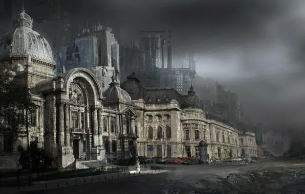 Wallpaper the city, building, art, the dome, Bucharest for mobile and ...