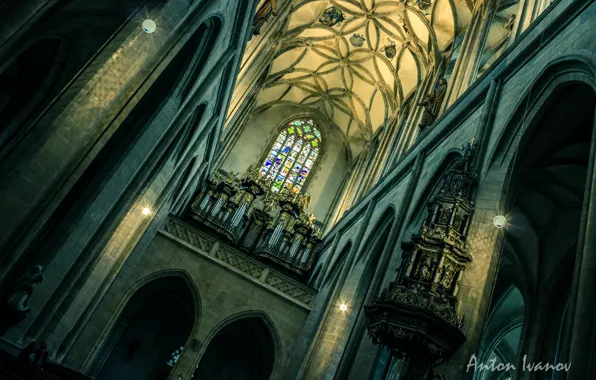 Download wallpaper Czech Republic, Church, Gothic, The Cathedral Of St ...