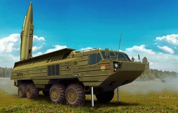 Wallpaper Oka, PTRC, Soviet operational-tactical missile complex, SS-23 ...