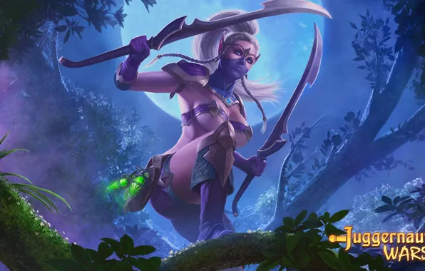 Wallpaper the game, elf, Juggernaut Wars, Elf Maiden Alisia for mobile and desktop, section игры ...