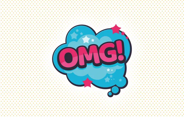 Download wallpaper letters, the inscription, polka dot, font, omg ...