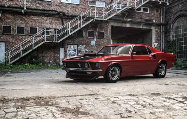 Wallpaper Mustang, Building, Boss 429 for mobile and desktop, section ...