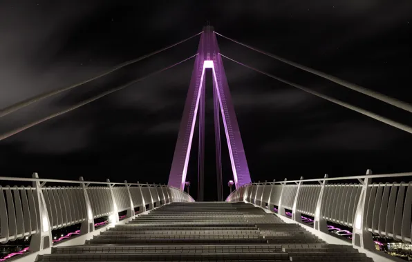 Wallpaper Taiwan, Taipei, purple bridge images for desktop, section ...