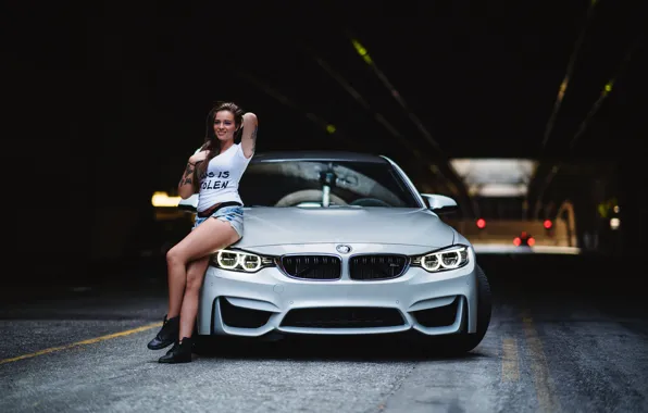 Wallpaper BMW, Girl, Grey, F82, Wheel for mobile and desktop, section ...