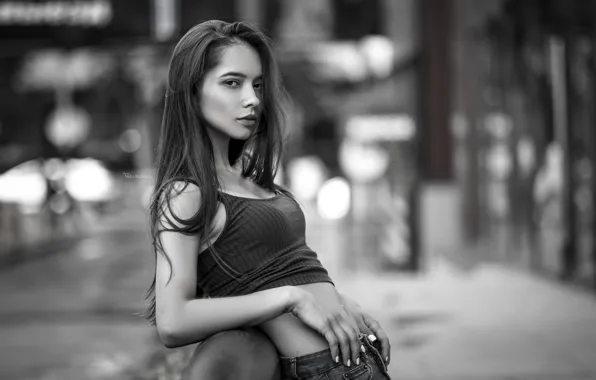 Wallpaper Look Girl Pose Model Maxim Romanov For Mobile And Desktop Section девушки