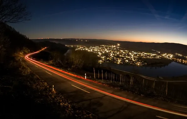 Wallpaper Germany, Rhineland-Palatinate, Panoramic road, Niederemmel ...