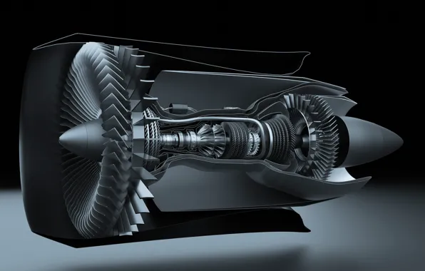 Wallpaper Neckline, Aviation jet engine, Jet Engine for mobile and ...