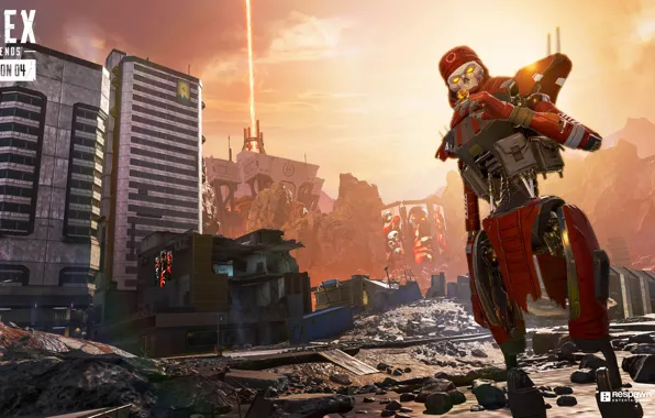 Download wallpaper robot, Revenant, Apex Legends, section games in ...