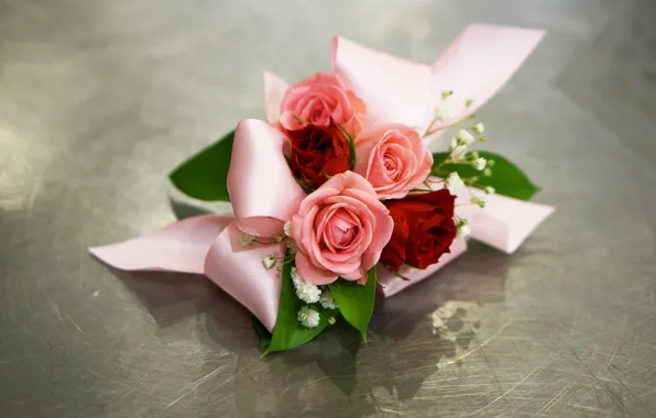 Wallpaper roses, bouquet, tape, Roses, Bouquets for mobile and desktop ...