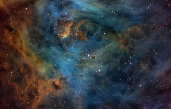 Wallpaper space, beauty, nebula, IC 2944, The Heart, Running Chicken ...