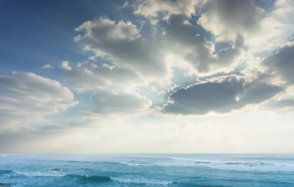 Download wallpaper Water, Nature, Sea, Blue sky, section nature in ...