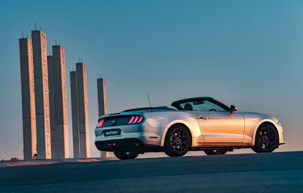 Wallpaper Mustang, Ford, Ford Mustang EcoBoost Convertible for mobile ...