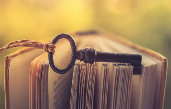 Key And Book Wallpaper