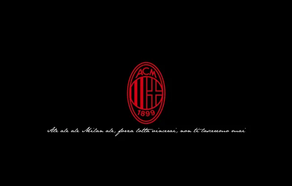 Wallpaper logo, Italy, soccer, Milan, AC Milan for mobile and desktop ...