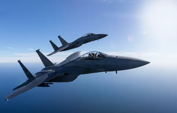 Download wallpaper fighter, Eagle, F-15, the fourth generation ...