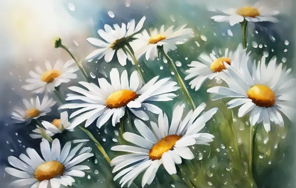 Wallpaper flowers, chamomile, beauty for mobile and desktop, section ...