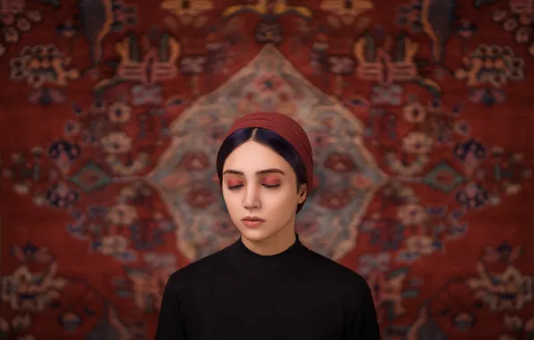 Wallpaper carpet, makeup, East, sponge, hasan torabi for mobile and desktop, section девушки ...