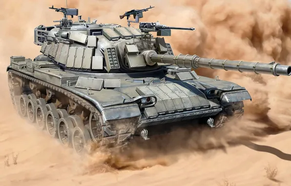 Wallpaper MAG, main battle tank, Israel, IDF, M60 w/ERA for mobile and ...