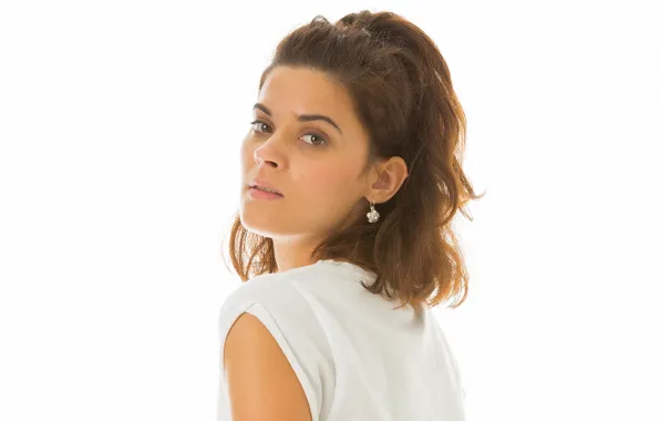 Download wallpaper look, girl, model, Nikol, section girls in resolution 1920x1080