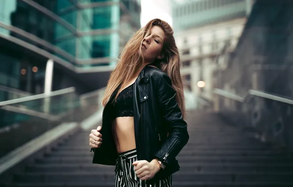 Wallpaper girl, style, background, hair for mobile and desktop, section ...