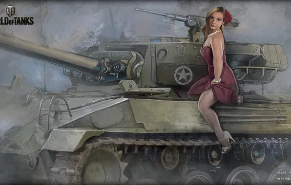 Wallpaper tank, World of Tanks, M 41 90 mm, Prem for mobile and desktop ...