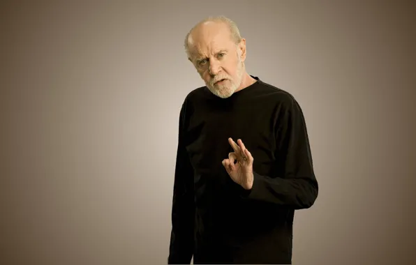 Download wallpaper comedian, atheist, George Carlin, George Carlin ...