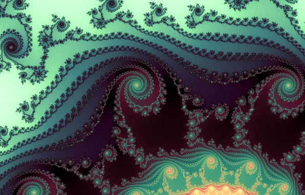 Wallpaper background, curls, pattern, color, fractal for mobile and ...