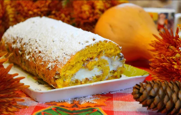 Download wallpaper Pie, Bump, Roll, section food in resolution 1920x1080