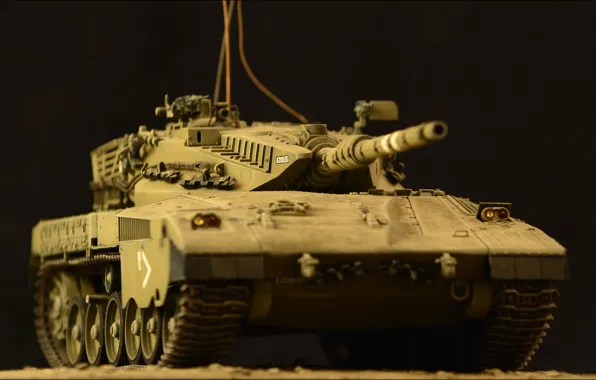 Download wallpaper toy, tank, combat, model, main, Merkava, Israel, Mk ...