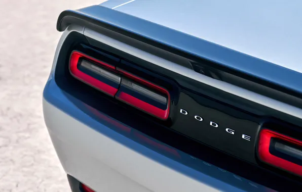 Download wallpaper Dodge, Challenger, rear view, Hellcat, SRT, Widebody ...