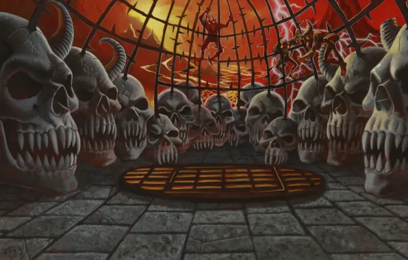 Download wallpaper sake, bones, hell, section fantasy in resolution ...