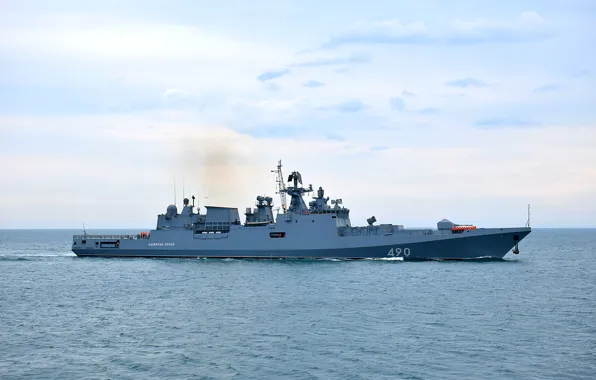 Wallpaper frigate, the project 11356, Admiral Essen for mobile and ...