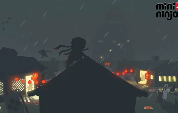 Wallpaper Japan, small, ninja, mini ninjas for mobile and desktop ...