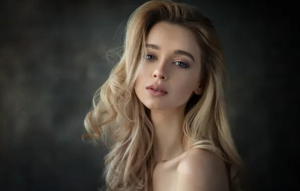 Wallpaper look, girl, portrait, photographer, Anna, Dennis Drozhzhin ...