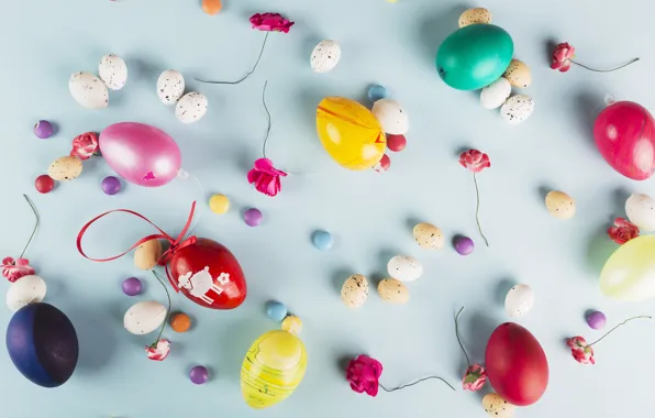 Wallpaper flowers, holiday, eggs, Easter for mobile and desktop ...