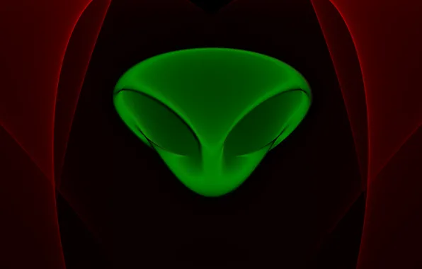 Wallpaper eyes, face, head, alien, red, alien for mobile and desktop ...